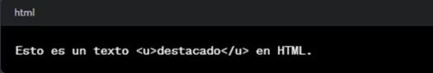 Subrayado en HTML: etiqueta y código para subrayar texto 3 tipos